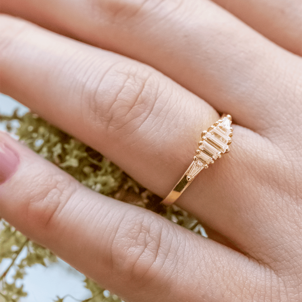 Henrietta Baguette Diamond Ring | Laura Preshong | – Laura-Preshong-Jewelry